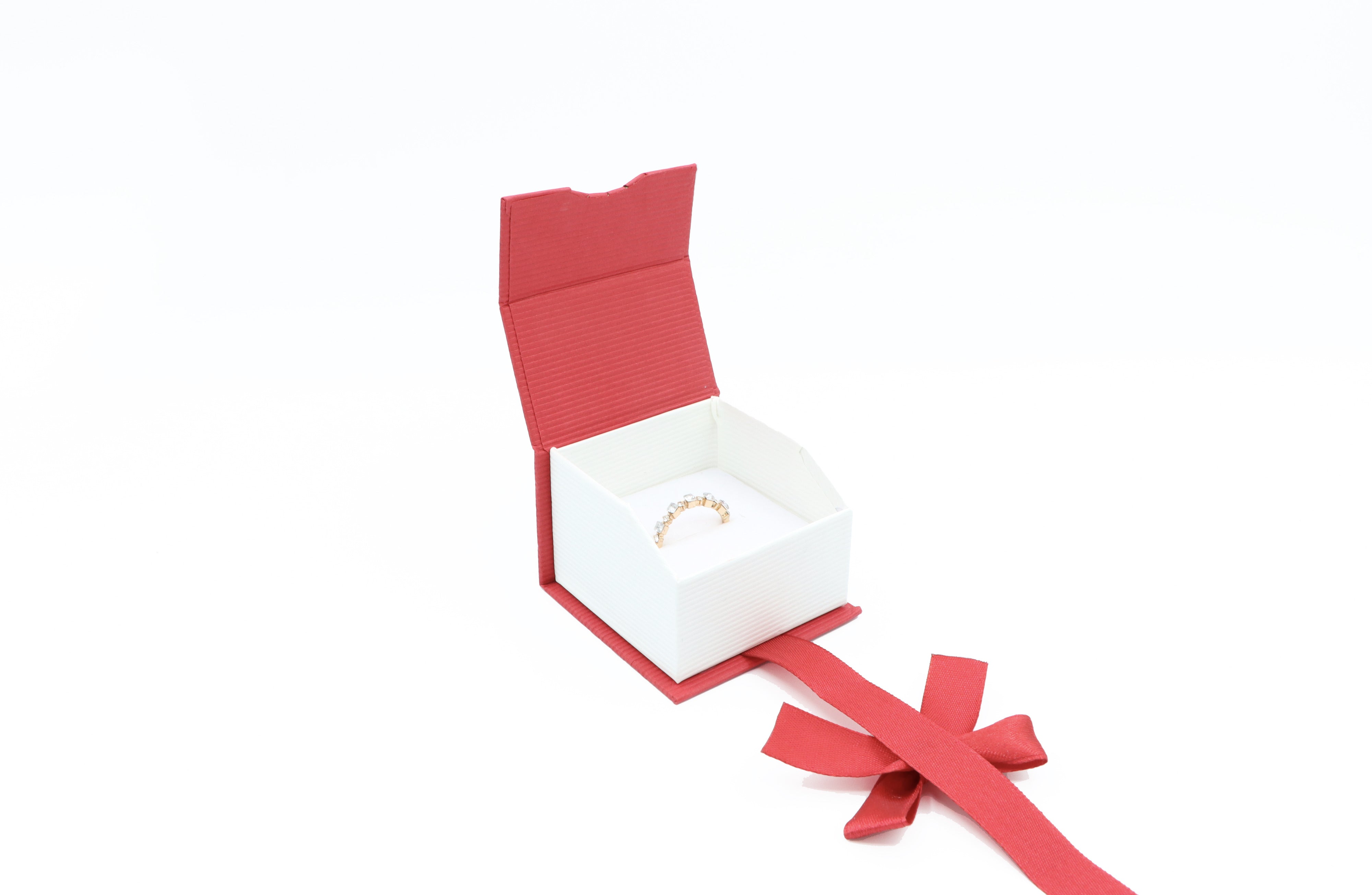 Red Ribbon Bow Ring Box – JD of NY